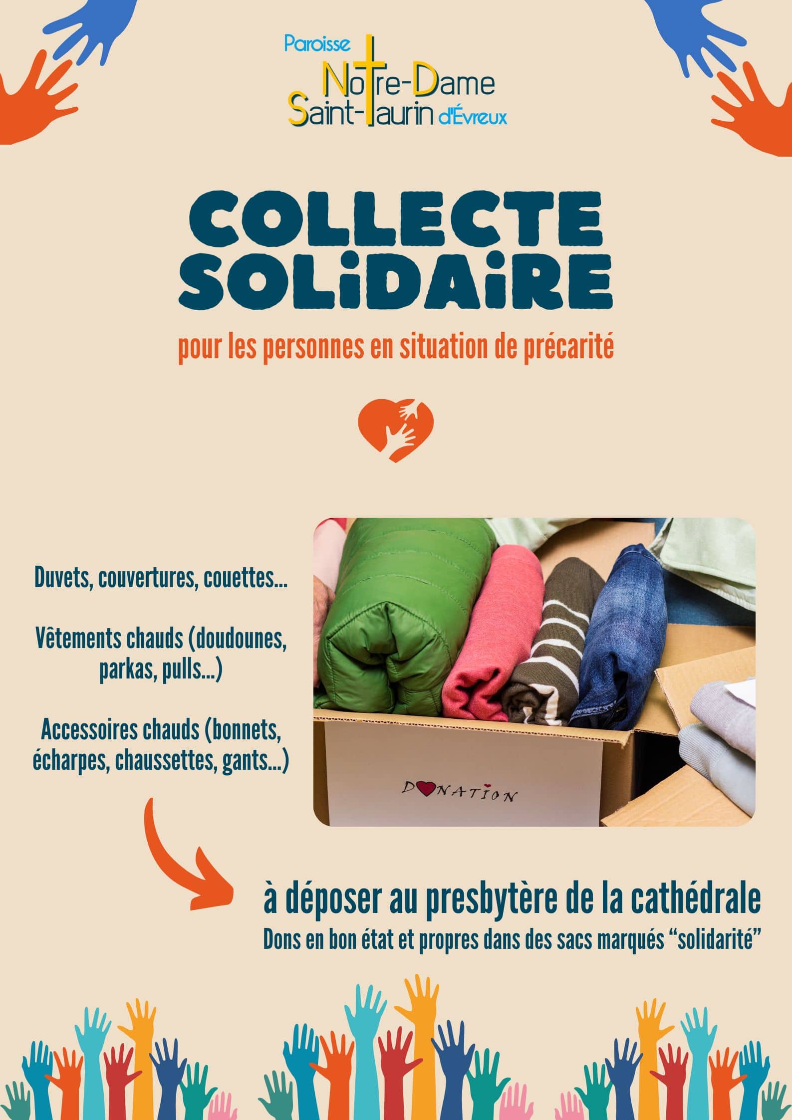 Collecte solidaire pour les personnes en situation de précarité ...